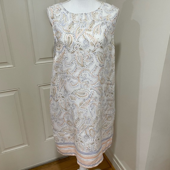 Dresses | Rachel Ashwell Sunwashed Paisley Linen Shift Dress | Poshmark